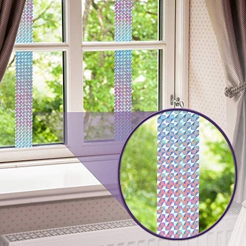 Reflective Scare Tape, 1.9β by 350ft Double Sided Tape to Keep Away Birds, Pigeons, Crows, Woodpecker, and More