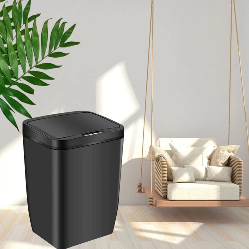 JFGJL Automatic Touchless Trash Can Intelligent Induction Motion Sensor Trash Can Recycle Bin Kitchen Garbage Car Trash