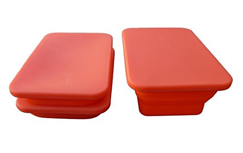 Oven & Microwave Safe Silicone Collapsible Lunch Box / Cake Mold / Food Container with Silicone Lid - Bake, Cook, Freeze, Heat, Store all in the Same Container!