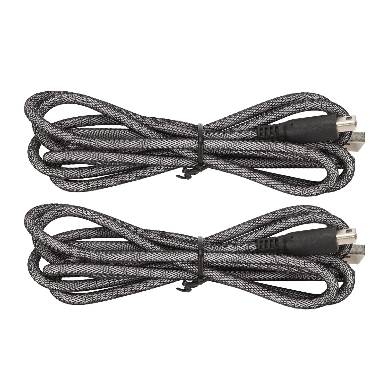 PUSOKEI 2Pcs 3DS 2DS USB Charger Cable, Power Charging Cord Compatible with 2DS 3DS 3DS XL New 3DS New 3DS XL New 2DS XL NDSI NDSI LL