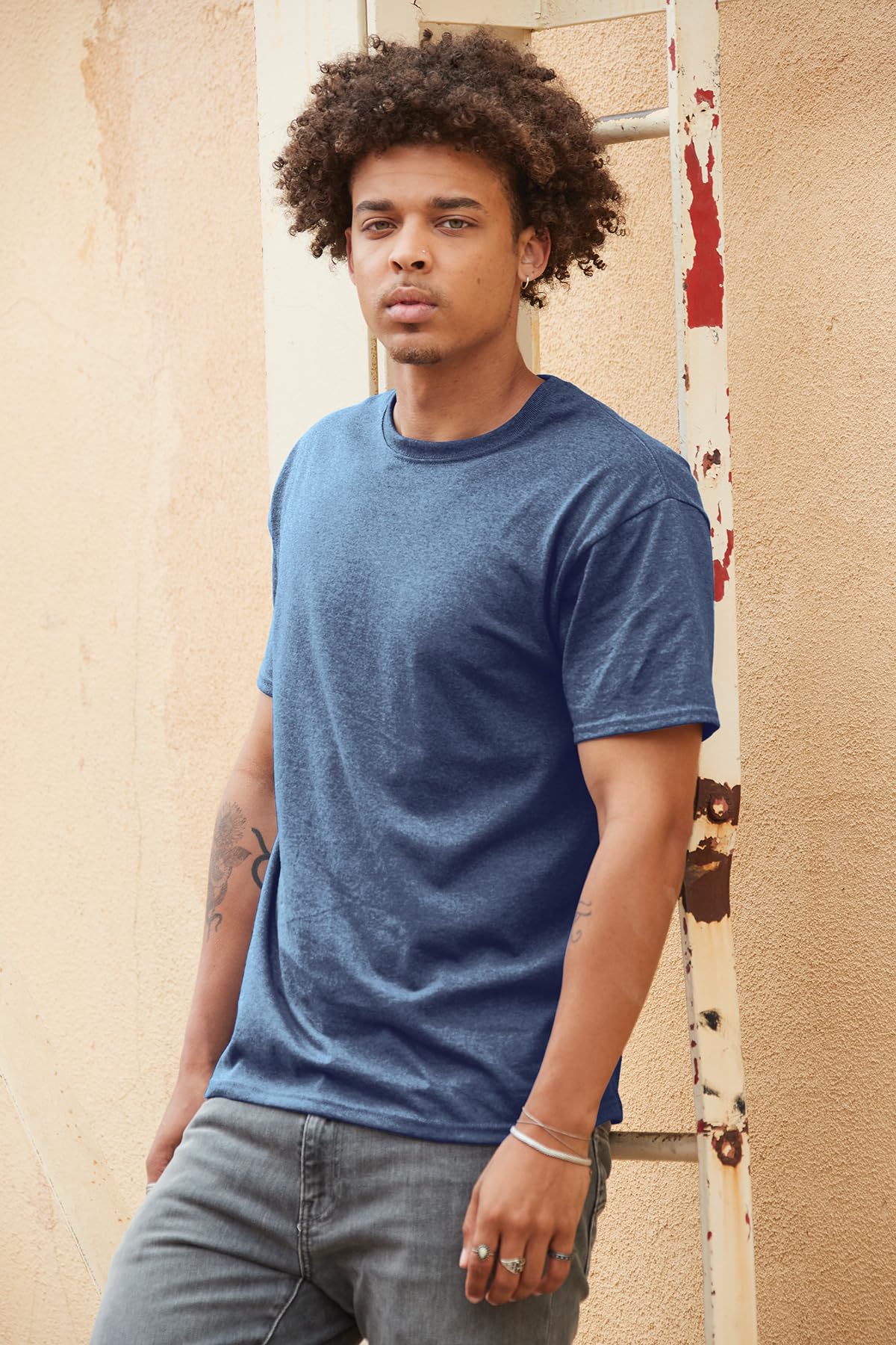 Jerzees Dri-Power Mens Active T-Shirt X-Large Chocolate