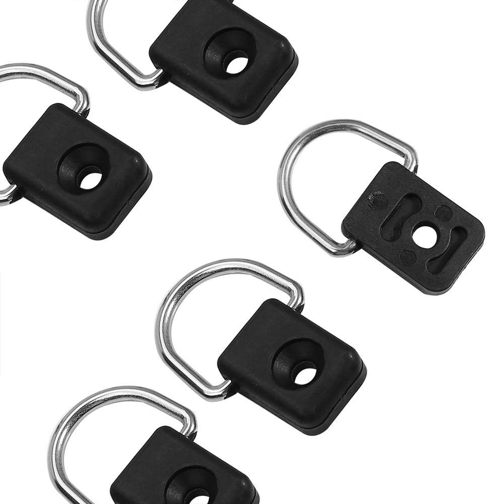 Kayak D Ring,10pcs Screw Kit Canoe Boat Fishing Rigging Sailing Camping Hardware Accessories Safety Deck Loop Mounting Tie Down Kit