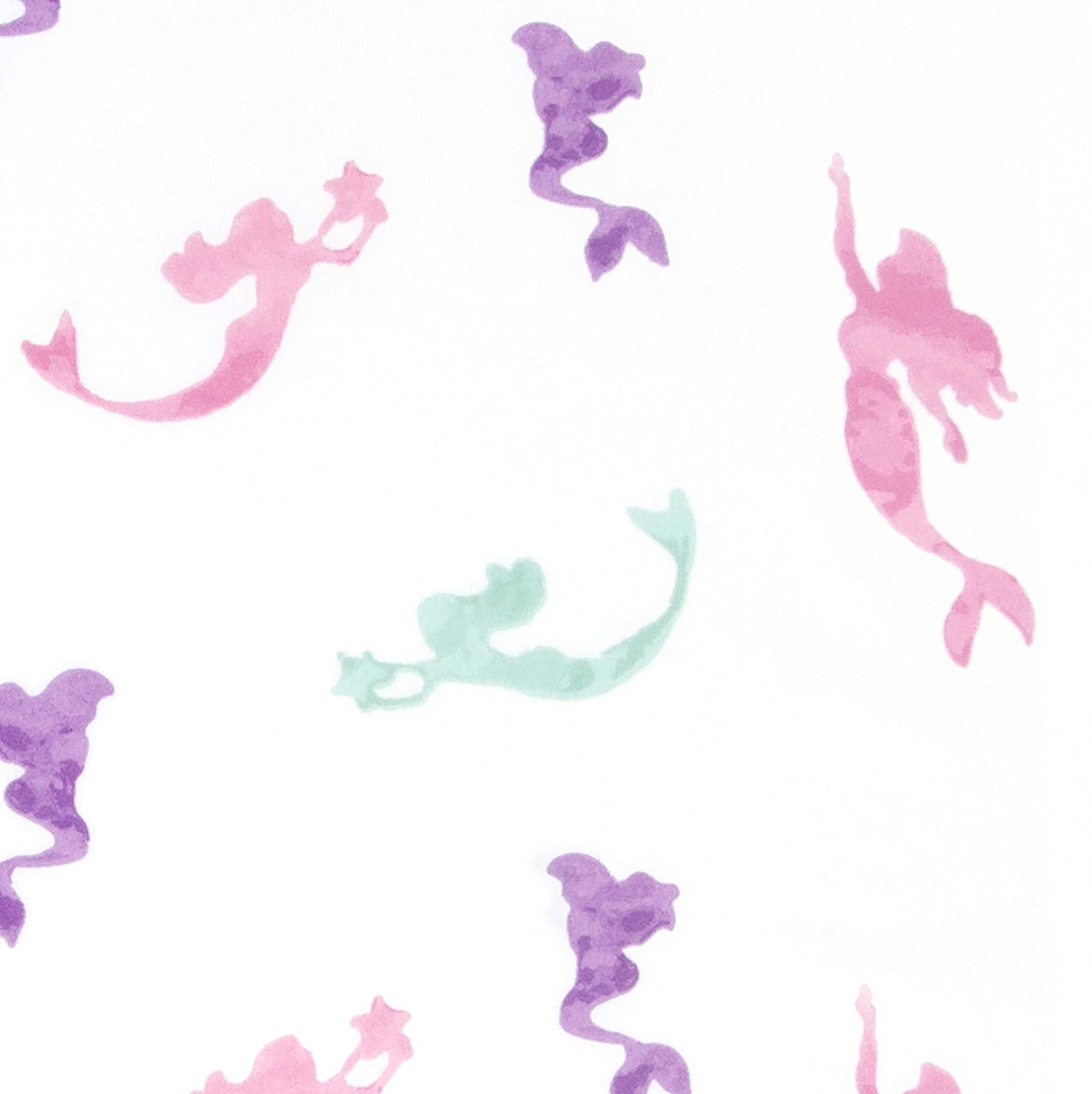 Kids Rule 4-Piece Mermaid Sheet Set | 1 Full Flat Sheet, 1 Full Fitted Sheet & 2 Queen Pillowcases | 100% Softly Brushed Microfiber Polyester | Soft, Smooth & Durable | Ideal for Kids | Multicolor