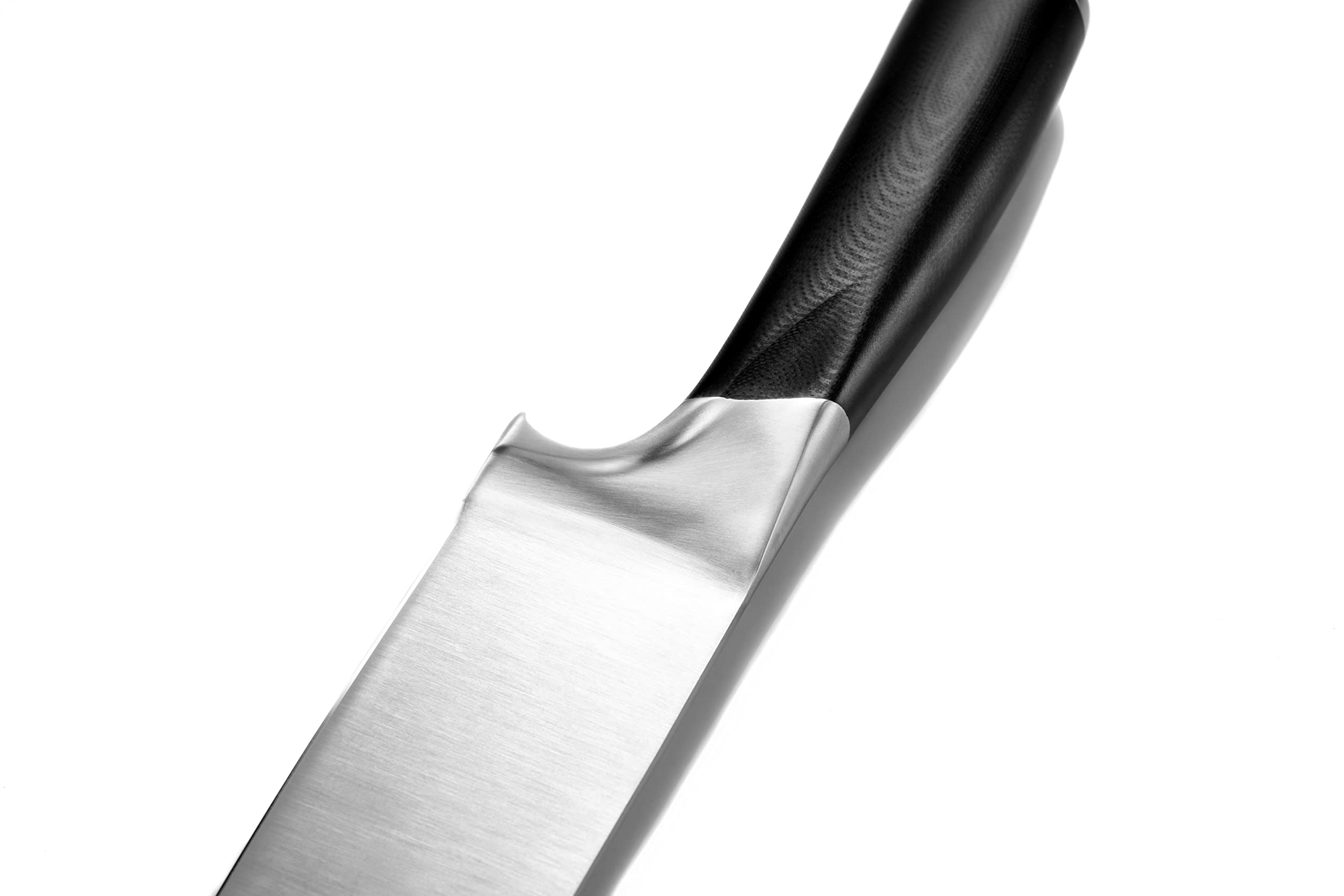Schmidt Brothers -Heritage 12-Piece Kitchen Knife Set, High-Carbon German Stainless Steel Cutlery, Clear Acrylic Magnetic Knife Block