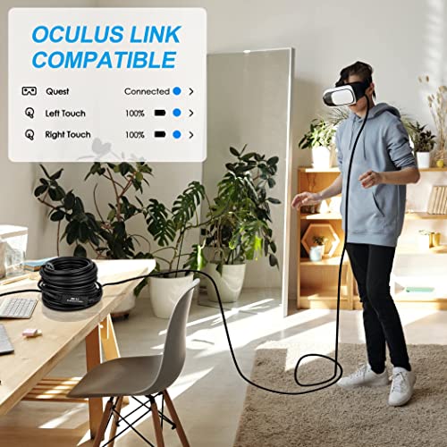 S.H.Y SPRUCES 50FT USB 3.0 Active Extension Cable, USB Extension Cord A/M to A/F15M,USB 3.0 Extender Cable, for USB HUB,Webcam,Xbox,Oculus Quest 2 VR,PS4,Printer,External Hard Disk