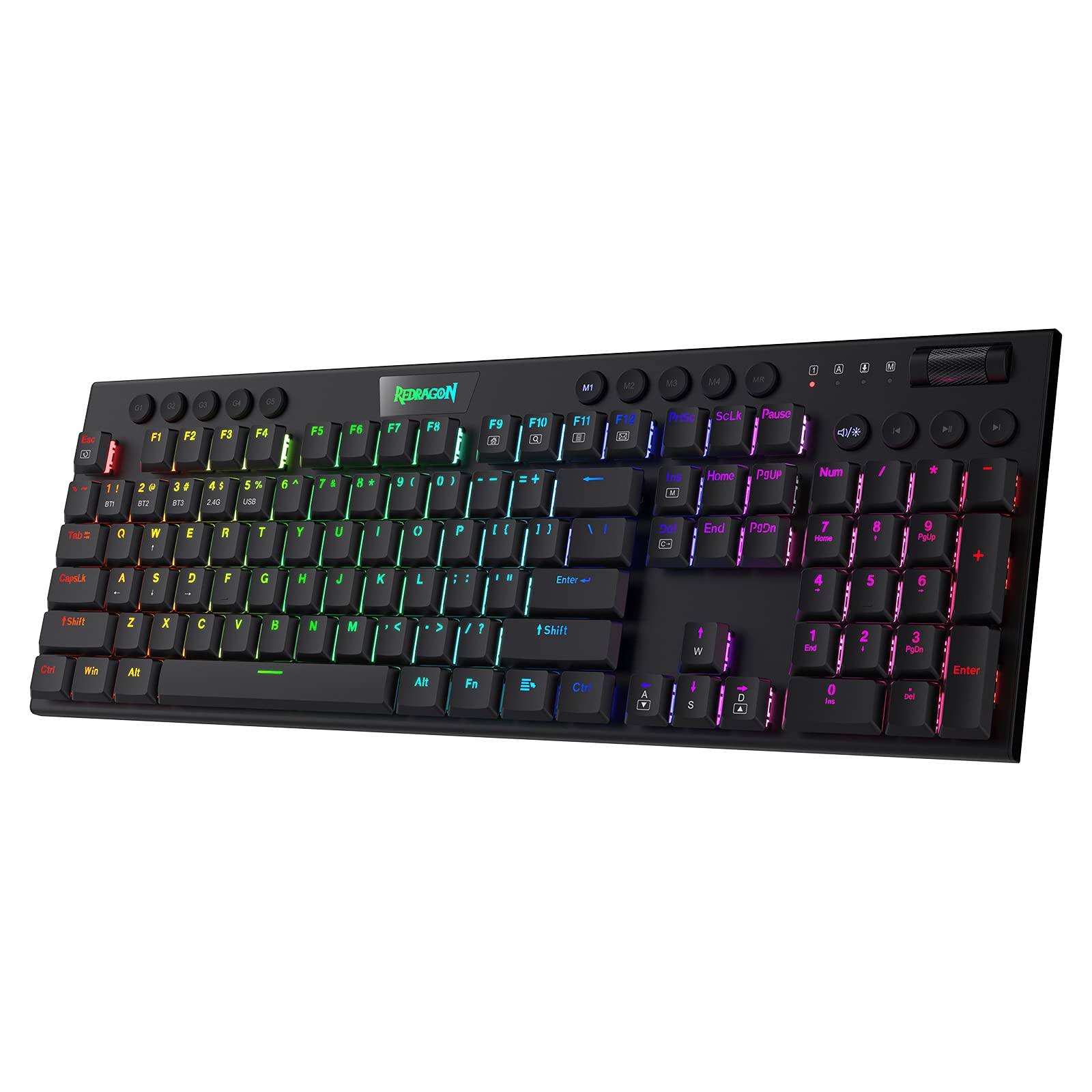 Redragon K618 Gaming Keyboard & GS812 Wireless Speakers Bundle