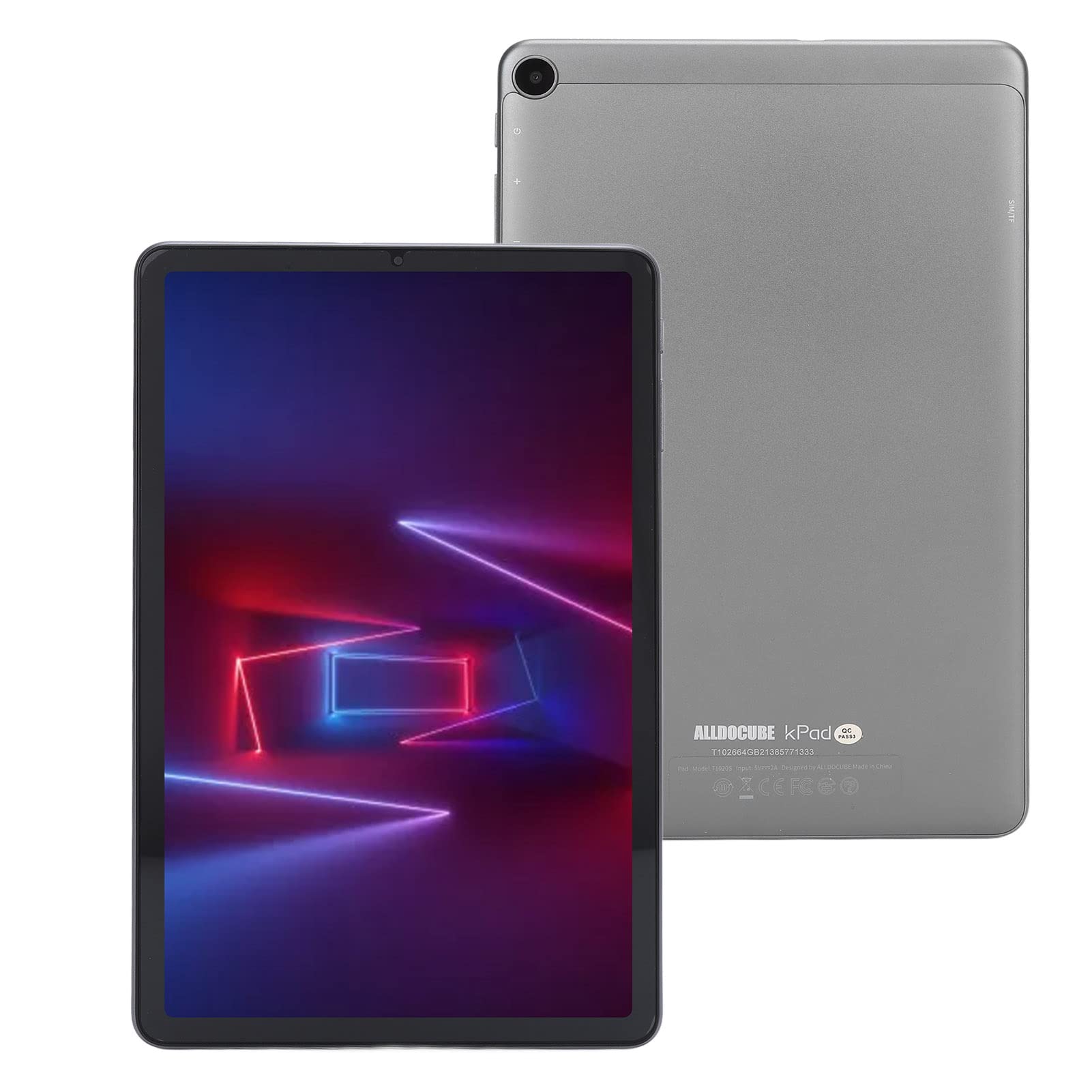 Septpenta 10.4 Inch HD Tablet, Octa Core Processing Chip, 2000X1200 Resolution 2K Full Screen, Front and Rear 5Mp Cameras, 64Gb 4Gb 5G 2.4G Dual Band for Android 11(USA)