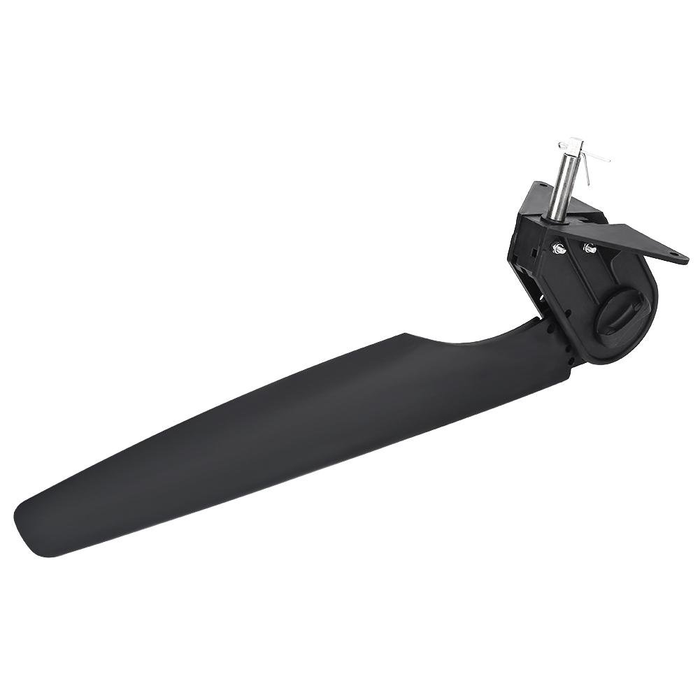 Kayak Canoe Rudder Foot Direction Control Tackle Kits Angling Boat Watercraft Recreation Water Sports Plastic Black