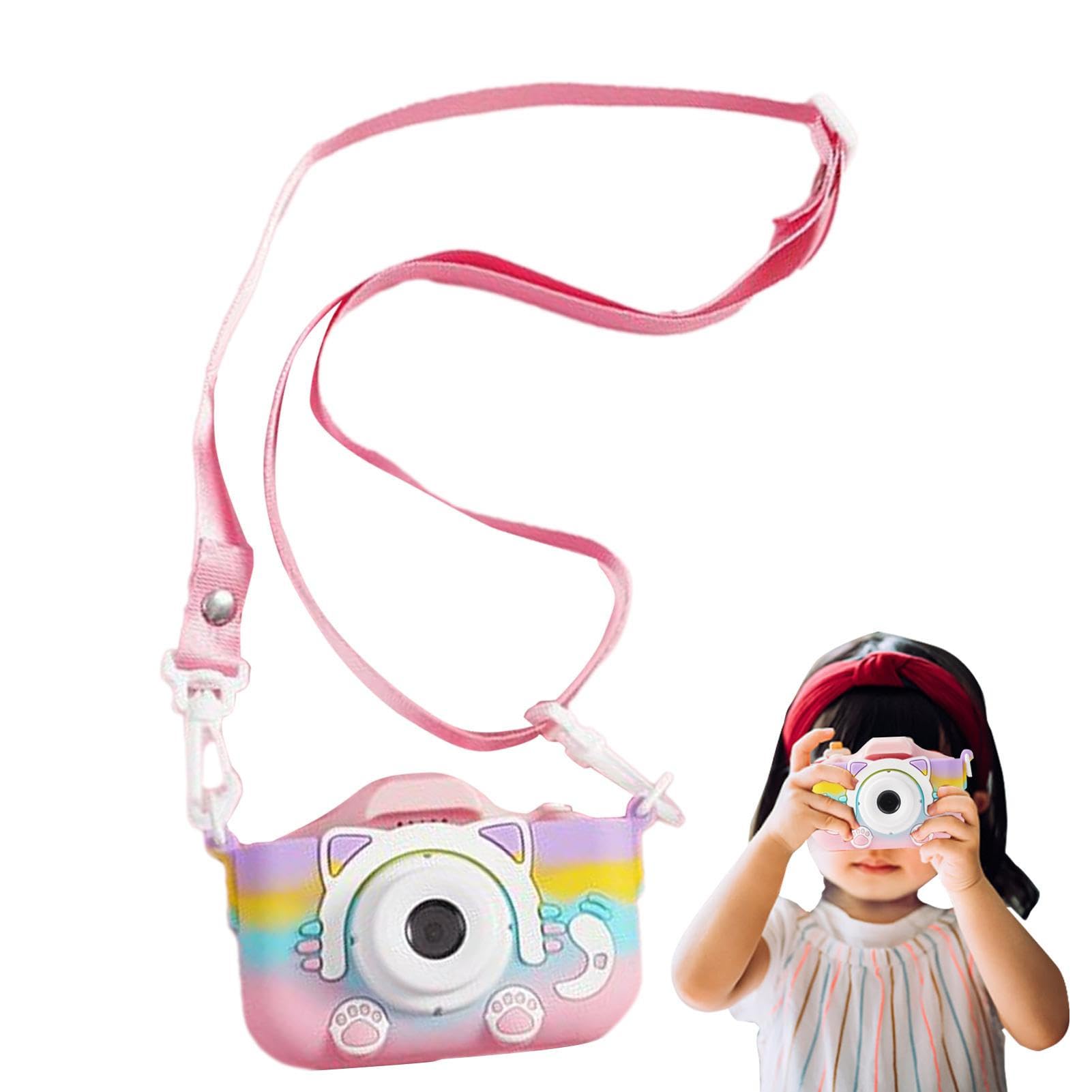 Kids' Selfie Camera, Kids Cartoon Camera, Selfie Camera, Children's Video Camera, HD Video Camera, Dual Camera 1080p Video, Shock-Proof, Multifunction, 96 Million Pixels, Toddler Kids Camera