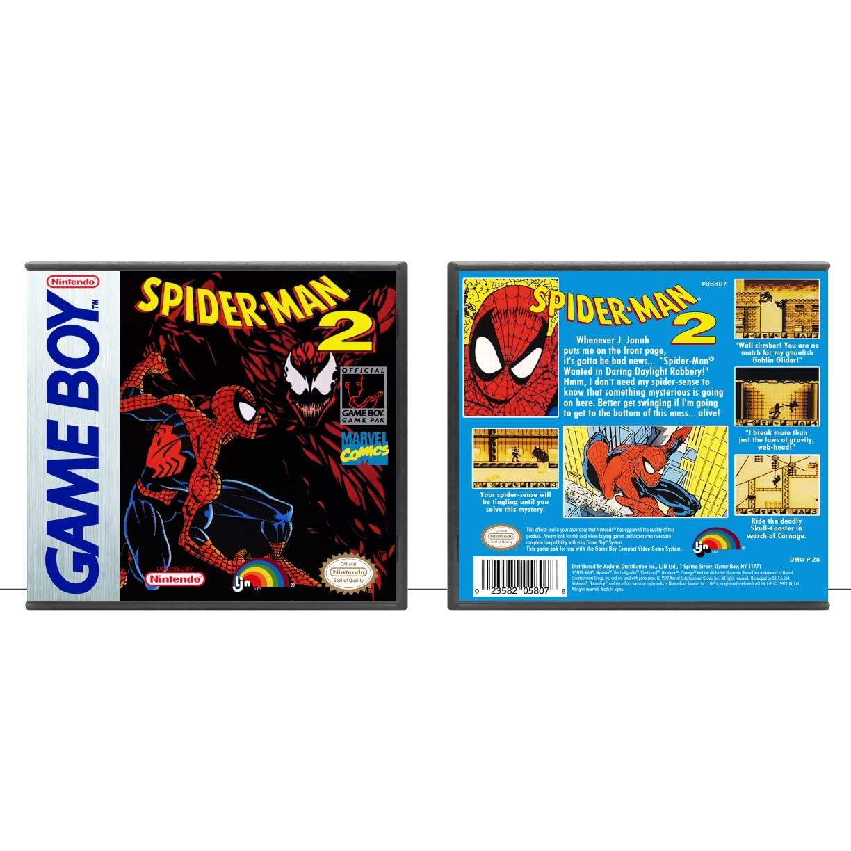 Spider-Man 2 | (GB) Game Boy - Game Case Only - No Game