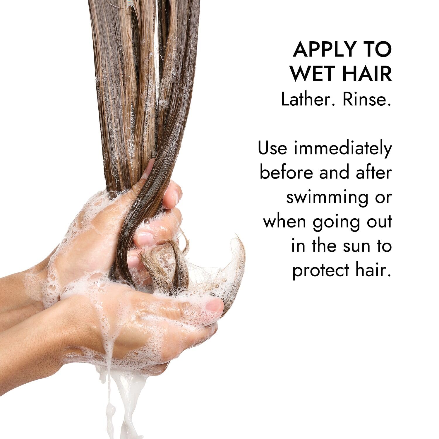 ion Purifying Solutions Swimmer’s Shampoo, Protects Against Sun Damage and Swimmer’s Green, Great for All Hair Types, 33.8 oz.