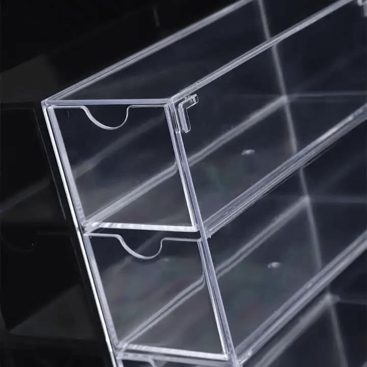 Premium Acrylic Sunglasses Organizer - Stylish Display For Your Sunglasses Collection, Transparent And Multifunctional Eyeglass Organizer Storage with 4 Boxes