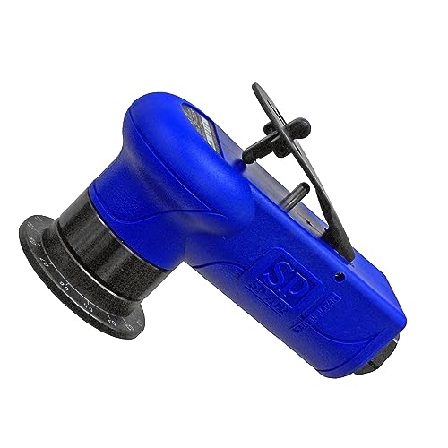 SP Air Mini Pneumatic Straight Chamfer Cut Portable Handheld Beveling Tool for 45-degree arc burr trimming, Inner Hole and Metal Edge Deburring| Blue, (SP-7252F-V2)