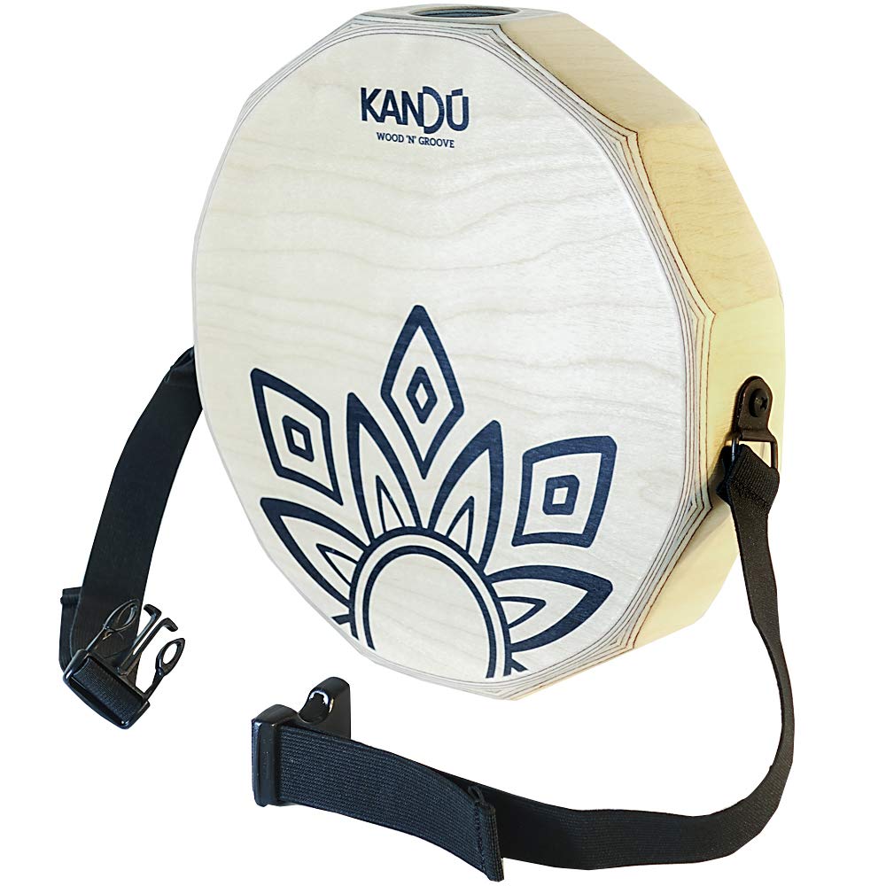 KTÄK -The First Handcrafted, Hand Drum Percussion, Two-Sound Cajón Body Snare, Portable Cajon by Kandu (Green Acid)