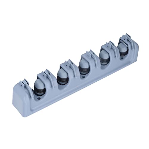 Rosvola Broom Holder Space Saving Broom Wall Shelf Multifunctional for Bathroom (Type A)