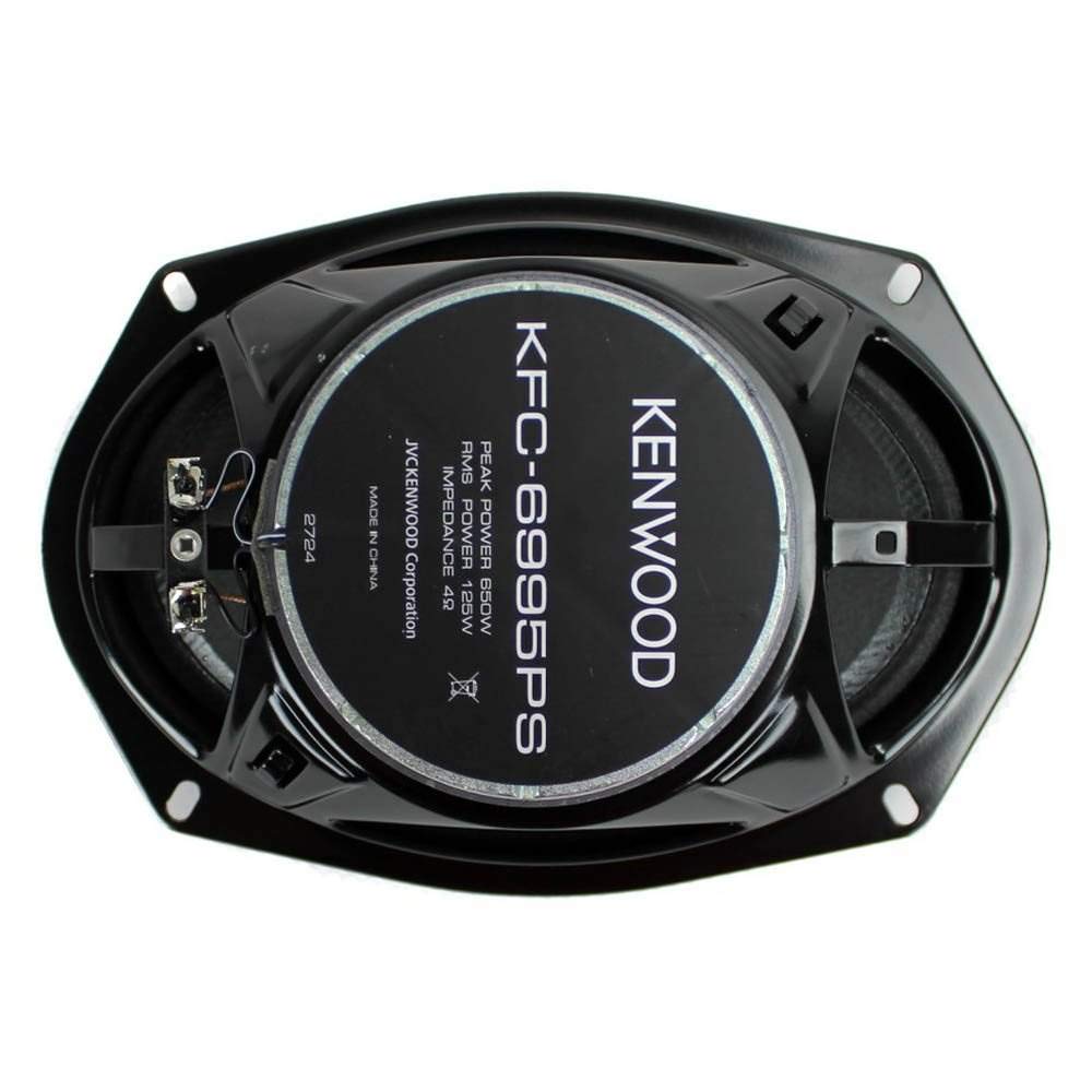 Kenwood KFC-6995PS 125W 6" x 9" 5-Way Performance Series Flush Mount Coaxial Speakers, Set of 2