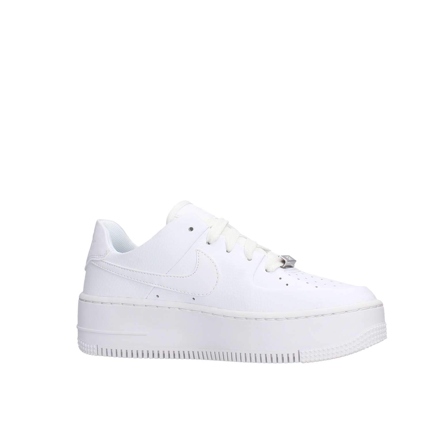 Nike Womens WMNS Air Force 1 Sage Low AR5339 100 Triple White - Size 8W
