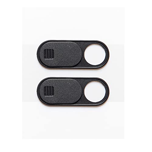 RESVIO 2Pcs Interior Camera Privacy Webcam Cover Compatible with Tesla Model 3 Y Accessories Black
