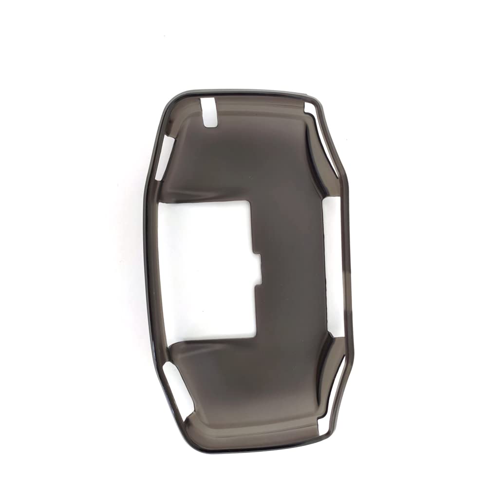 Rymfry TPU Clear Transparent Protective Case Shell Cover for Gameboy Advance GBA Replacement (Clear Black )