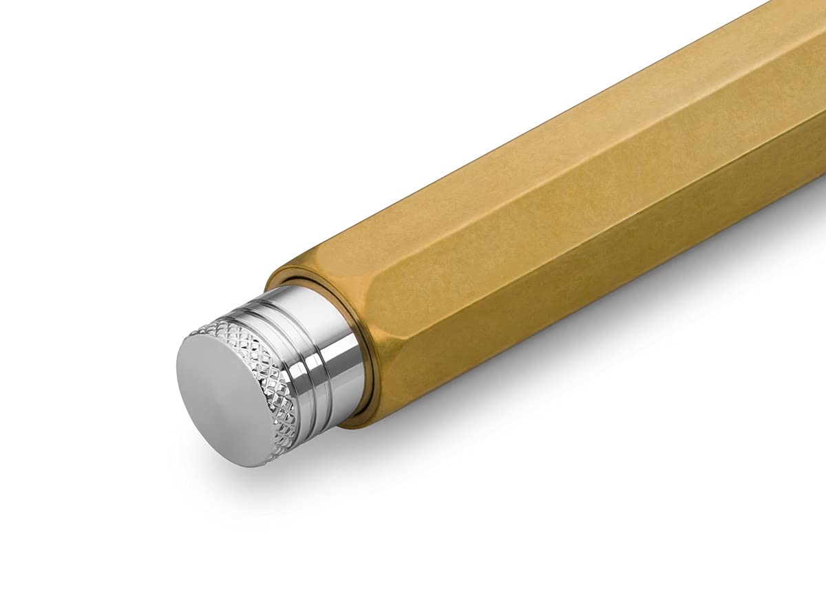 Kaweco SKETCH UP Clutch Pencil 5.6 mm 5B Brass I Exclusive Mechanical Pencil with Lead Refill I Pencil 10.5 cm