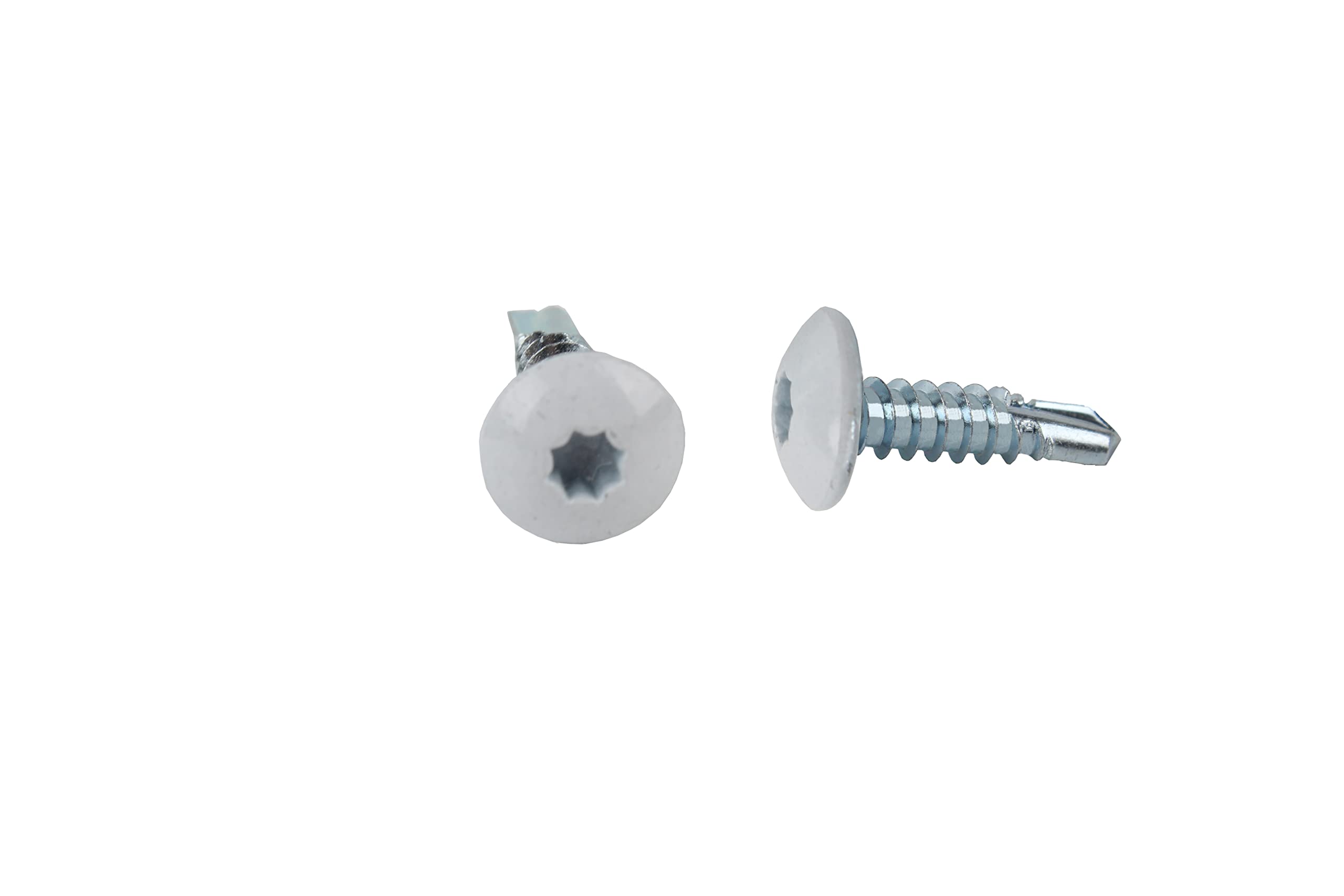 Self Tapping Screws/Self Tapping Sheet Metal Screws for Cargo Trailer Exterior Screws OEM #10 x 3/4 Enclosed Trailer Screws-150 Pack(White)