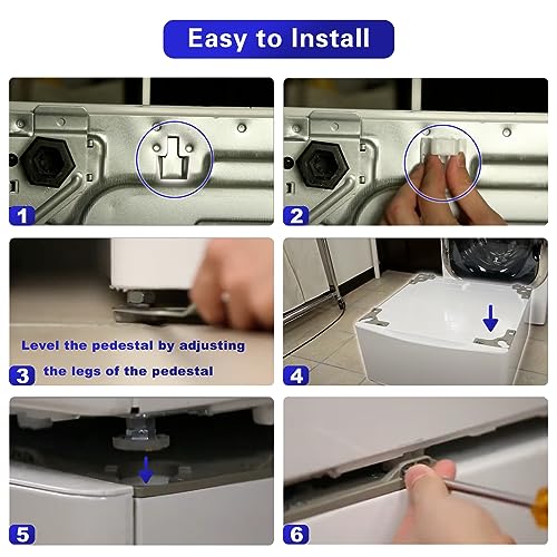 XCZZ AAA30793431 Washer Mounting Hardware Kit fits LG washer dryer pedestal (pack of 1)
