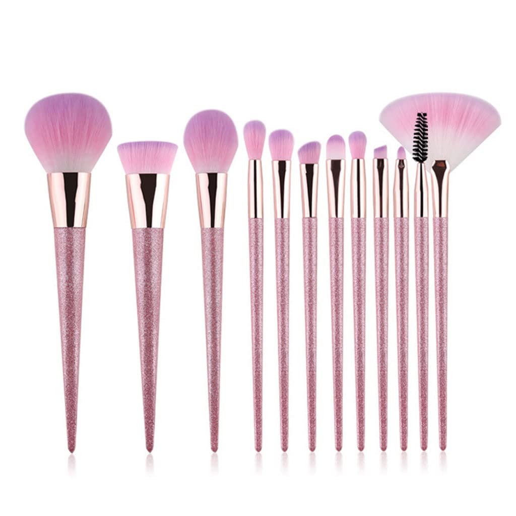 TREXD 12 Brushes Set Makeup Tools Concealer Foundation Brush Eye Shadow Brush