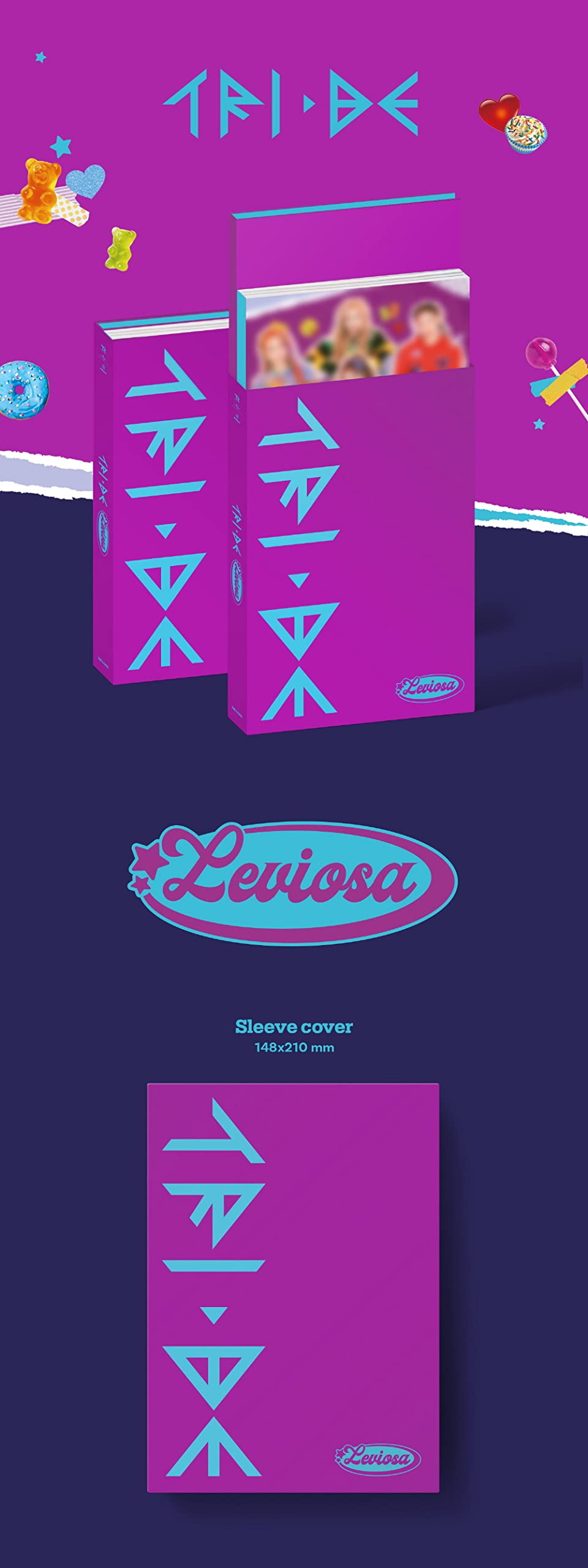 TRI.BE - Leviosa (3rd Single Album) CD