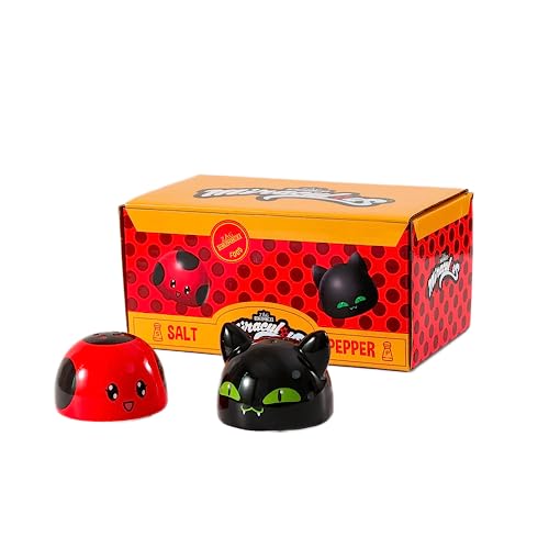ZAG STORE - Miraculous Ladybug - Salt and Pepper Shakers Tikki and Plagg