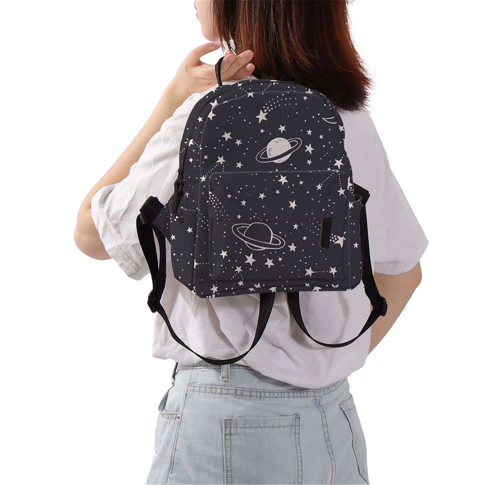 LOOMILOO Mini Backpack for Girls, Cute Small 3D Printed Bookpacks Durable Waterproof Polyester Purse Kavaii Bags for Women,Teen,Kids,Todders (29)