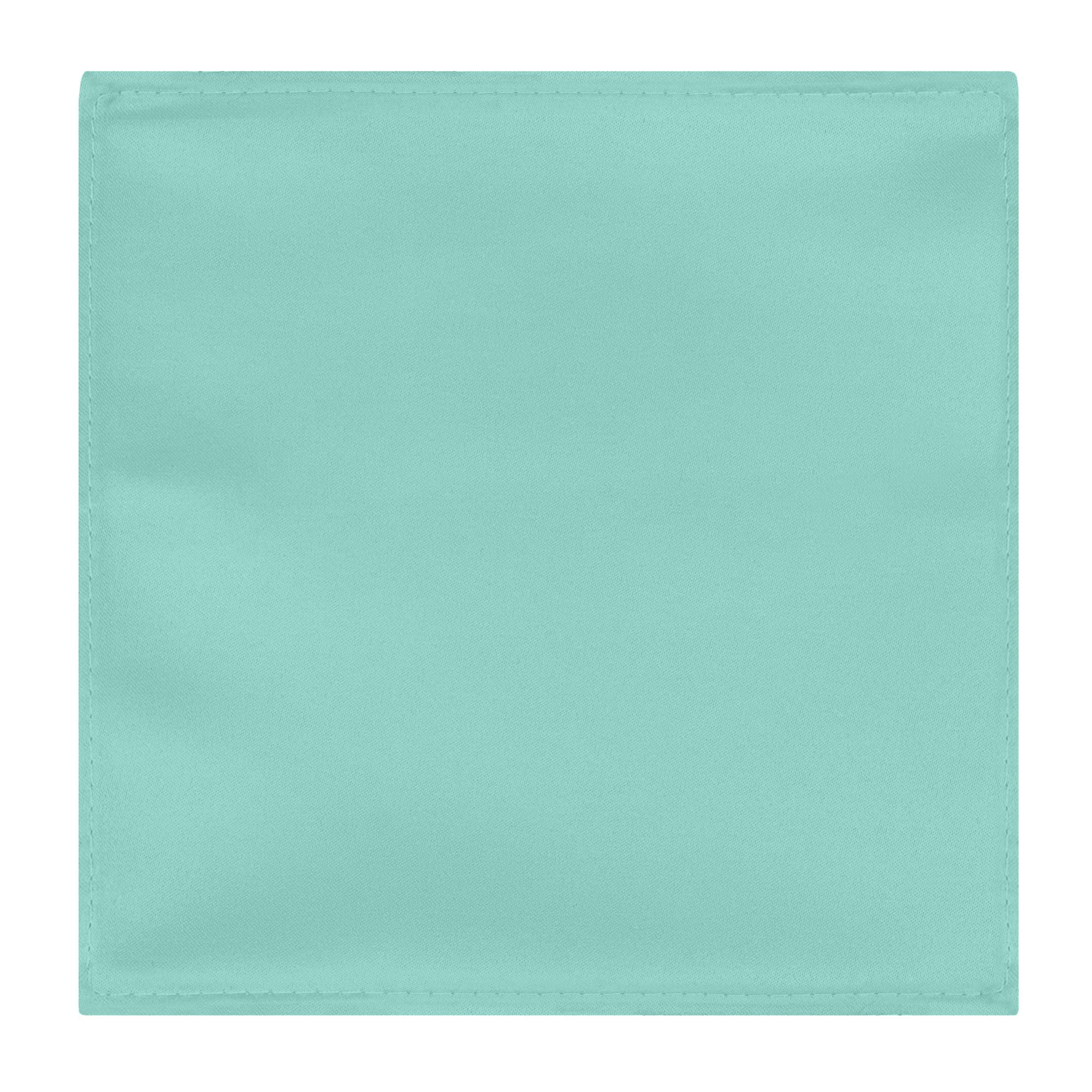 Jacob Alexander Men's Pocket Square Solid Color Handkerchief - Brown