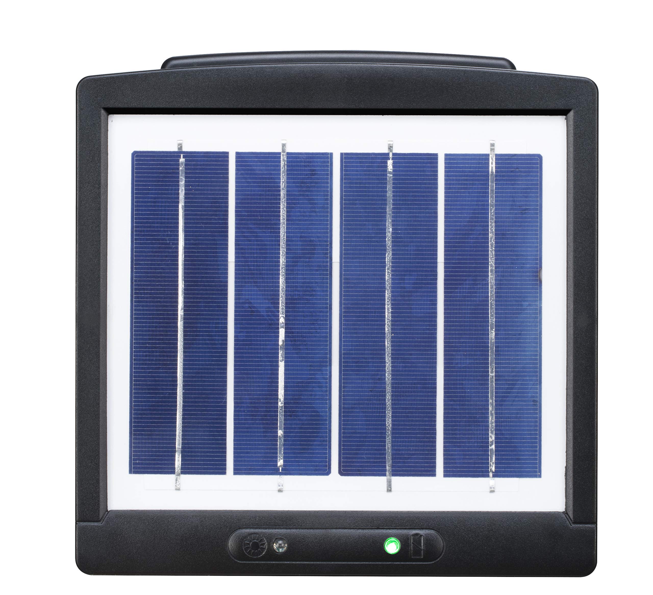Solar AA & AAA Rechargeable Batteries Charger for 1.2V NiMH NiCD & 9V Battery with 2Watt Solar Panel Portable Backup for 1.2V Ni-MH Ni-CD Household Battery(No Battery Included)