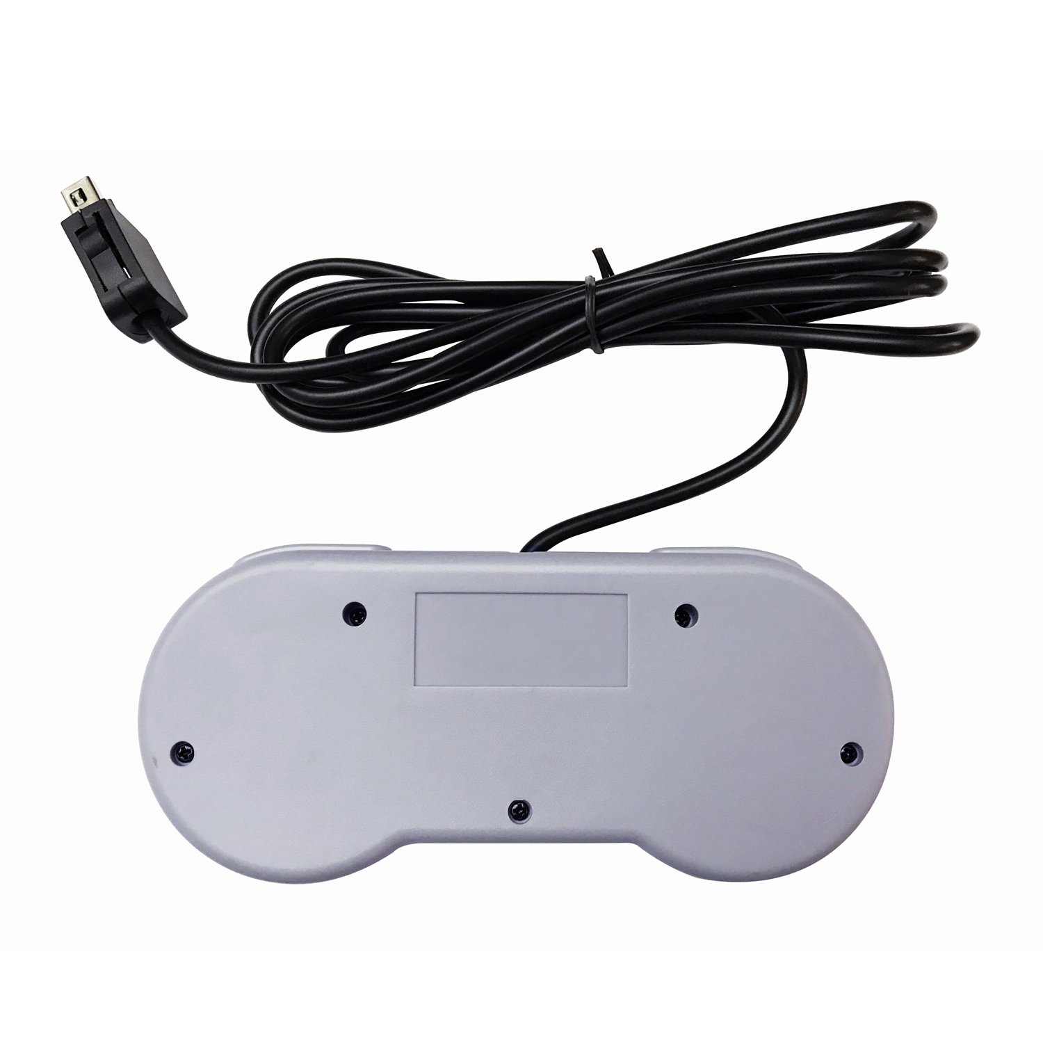 Jadebones Wired Controller Joypad Gamepads for Super NES SNES Classic Mini Edition 2017 with a 6ft Extension Cable (Purple Button Style)