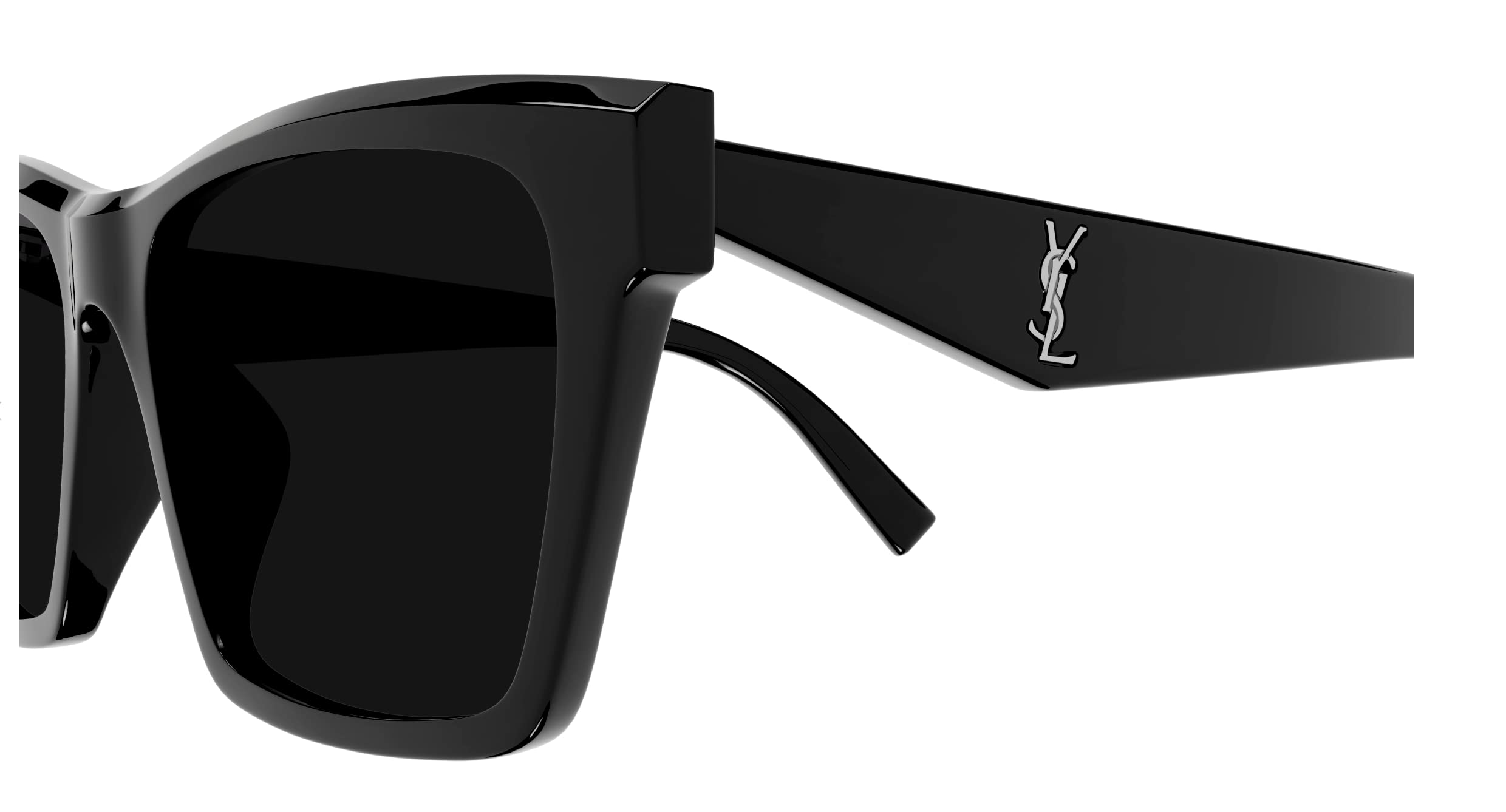 Saint Laurent SL M104/F - 002 Monogram Palette Sunglasses + Bundle with eSHADES Luxury Eyewear Kit