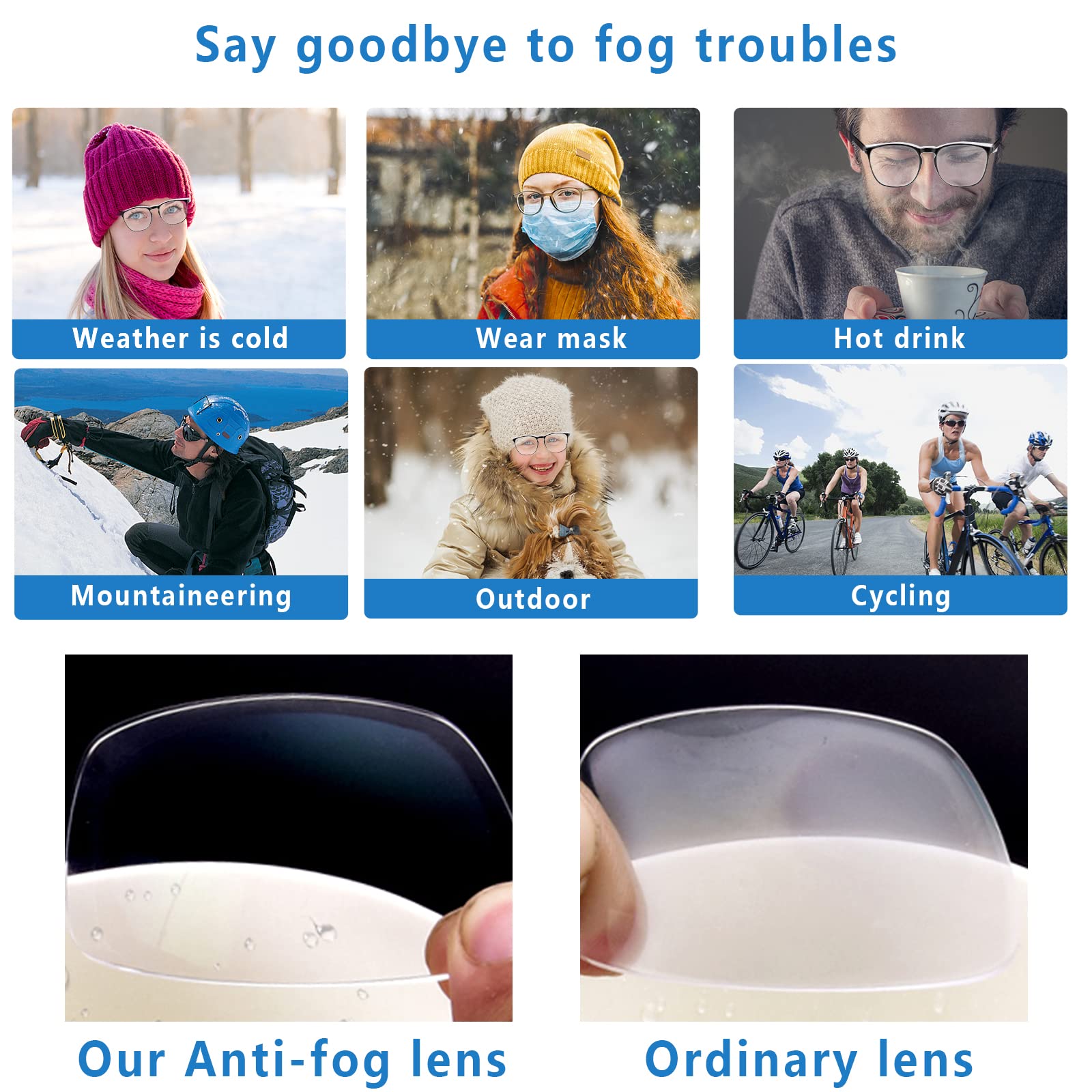 SQIMZAR 3 PCS Safety Glasses Goggles For Women Nurses Protective Eyewear,Anti Fog Safety Goggles