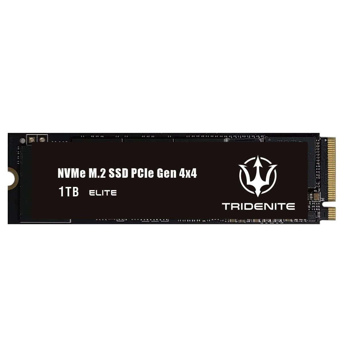 TRIDENITE Elite Internal SSD 1TB Gen4 PCIe NVMe M.2 2280 - Read up to 7,200MB/s Write, Up to 6,000MB/s DDR4 1GB DRAM Cache