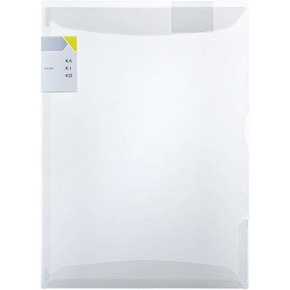 King Jim 8657T-RYS Niyu Clear Holder, Kakiko Holder, Transparent, Bulk Purchase, 5 Books, Milky White