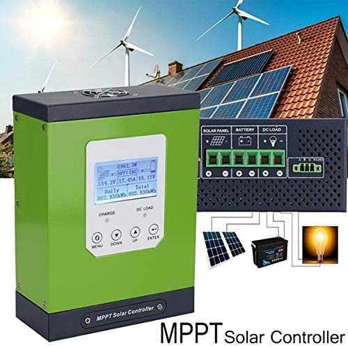 SUNNYSKY Solar MPPT Solar Charge Controller 12V/24V/48V 60A Solar Charge Controller for Lithium Battery and Lead-Acid Batteries with Intelligent LCD Display