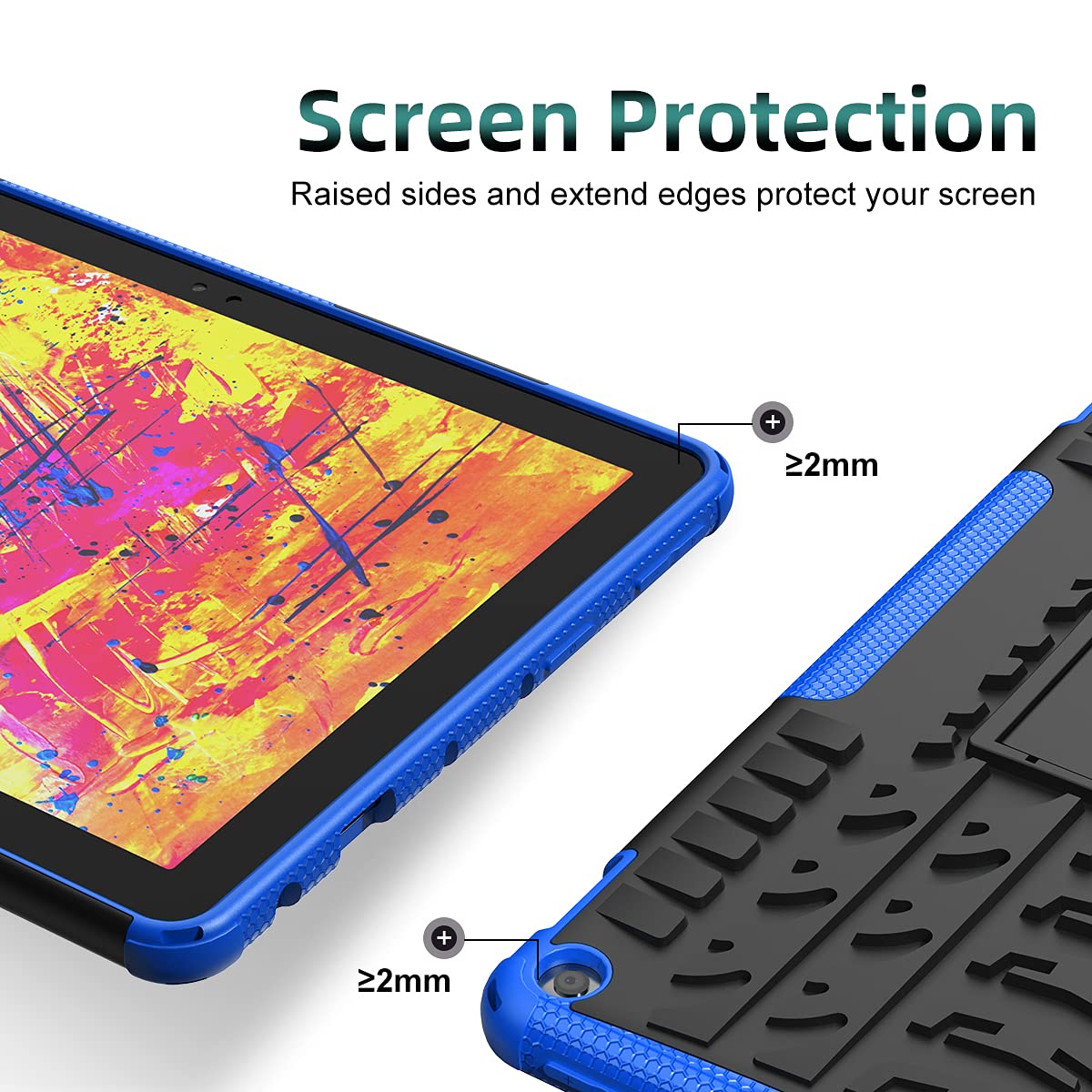 ROISKIN for Tablet 10/10 Plus Case 10.1 inch 11th Generation 2021 Release with Kickstand not for iPad 10.2 inch Case