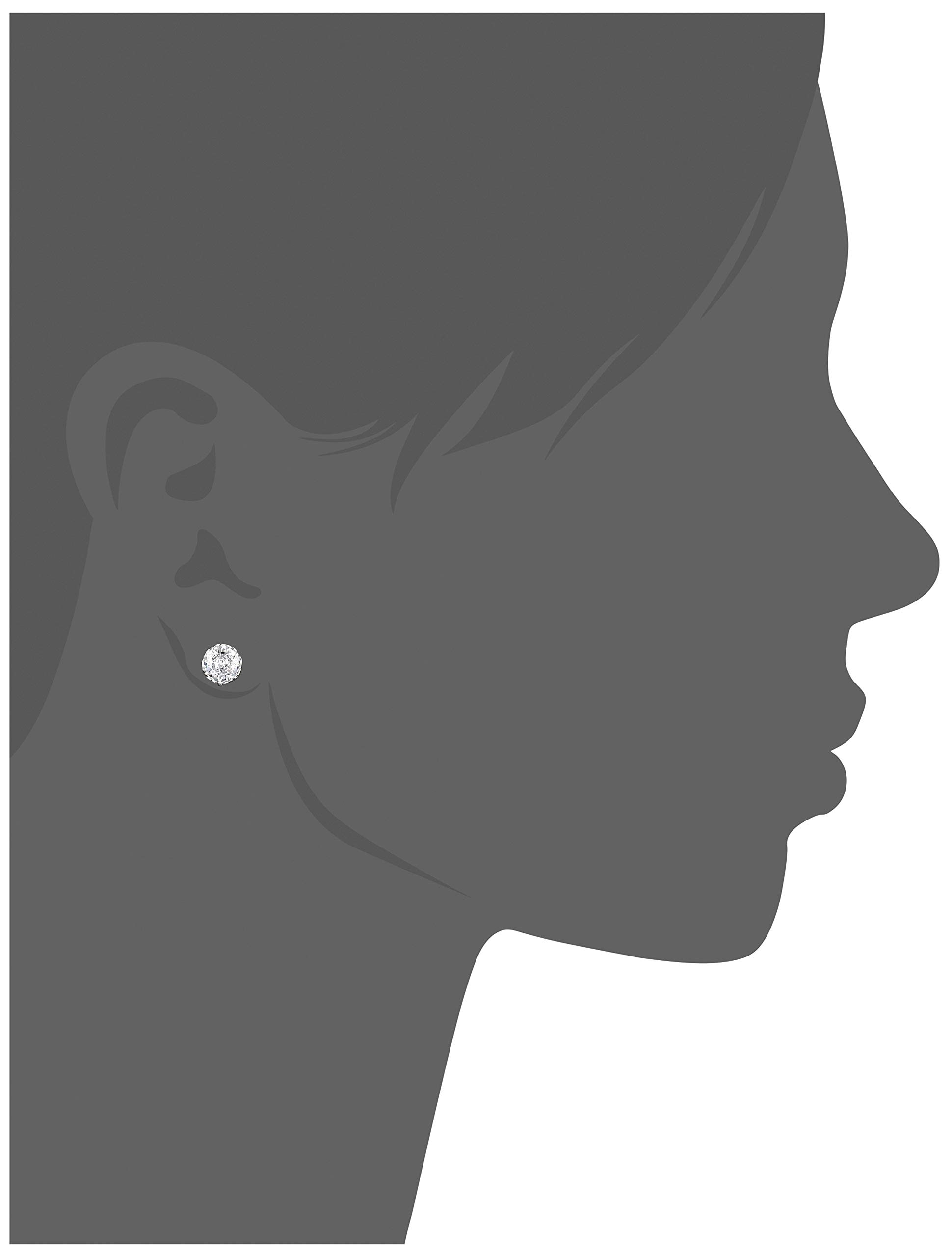 Kate Spade New York That Sparkle Round Earrings, Clear/Silver