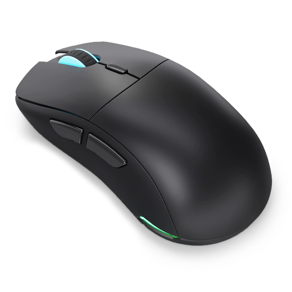 PWNAGE Ultra Custom Wireless Symm 1 Gen 2.0 - Black Ultra Lightweight Honeycomb Design Gaming Mouse 3370 Sensor - PTFE Skates - 6 Buttons - Custom Weight 74G (Black, Solid Sides)