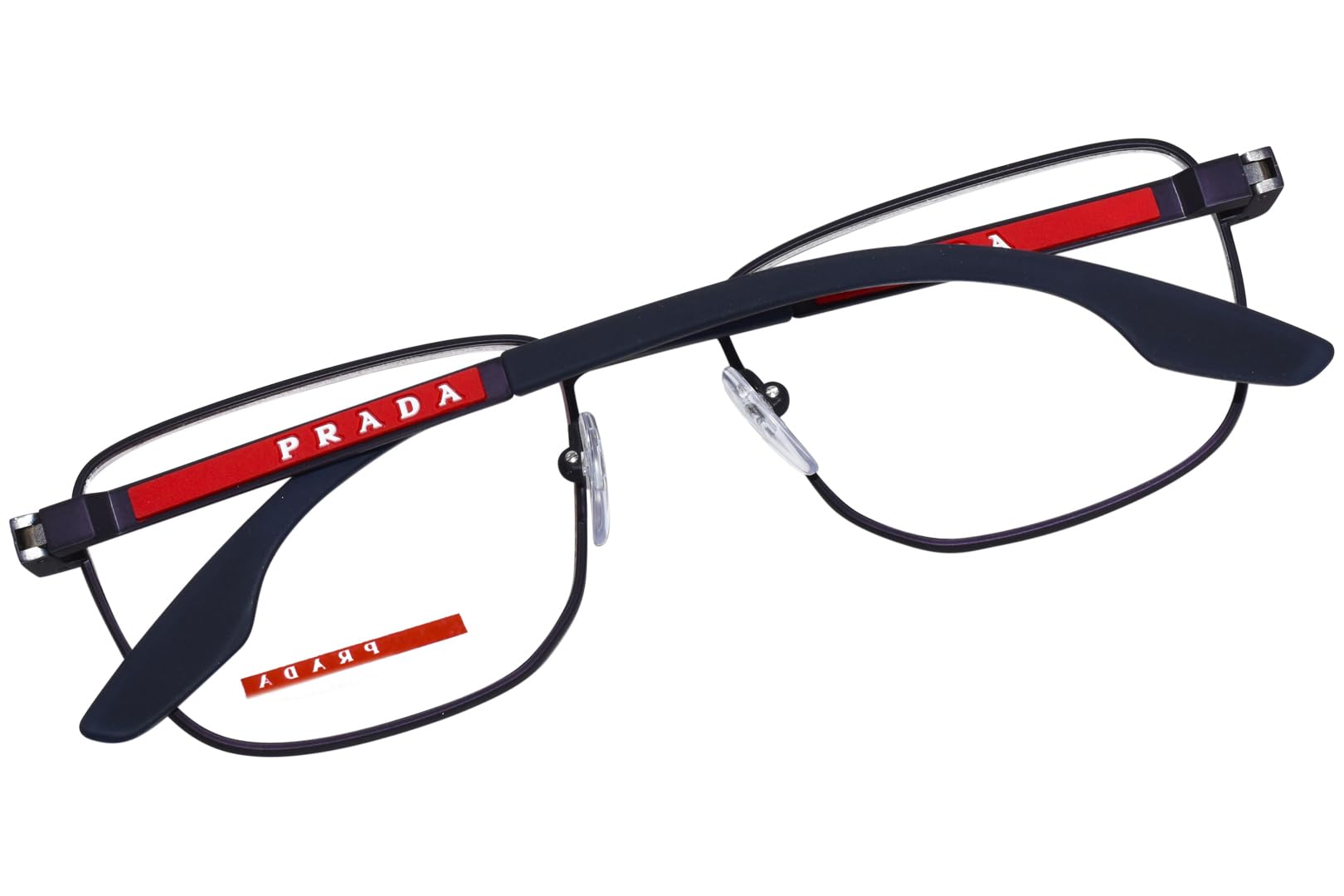 Prada Linea Rossa Demo Rectangular Men's Eyeglasses PS 50OV UR71O1 55