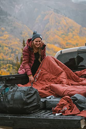 Kelty Tru.Comfort Doublewide 20 Degree Sleeping Bag – Two Person Synthetic for Couples & Family Camping – Stuff Sack Included