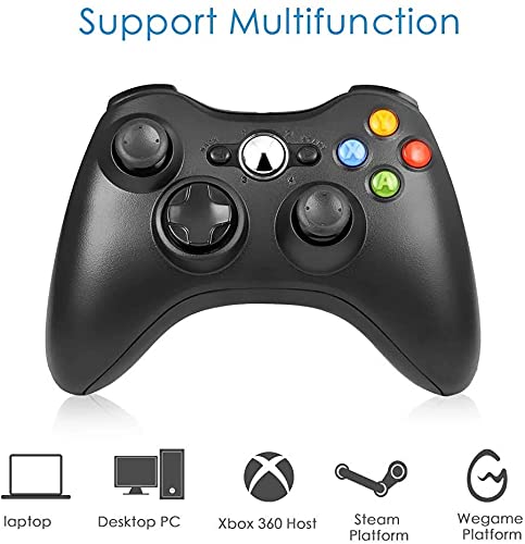 Lyyes Xbox 360 Wireless Controller with Vibration Controller for Xbox 360& Slim PC Windows 7