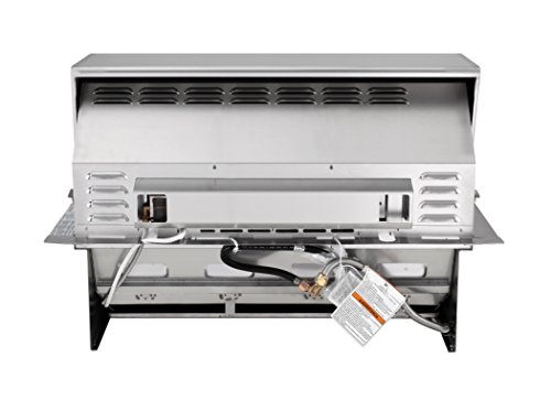KitchenAid 740-0780 4-Burner Stainless Steel Built-In 61,000 BTU Propane Gas Island Grill w/ Rotisserie Burner