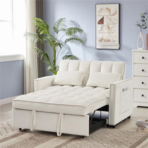 JFGJL Velvet Sofa Bed Soft and Comfortable Durable Easy to Assemble for Indoor Living Room Furniture