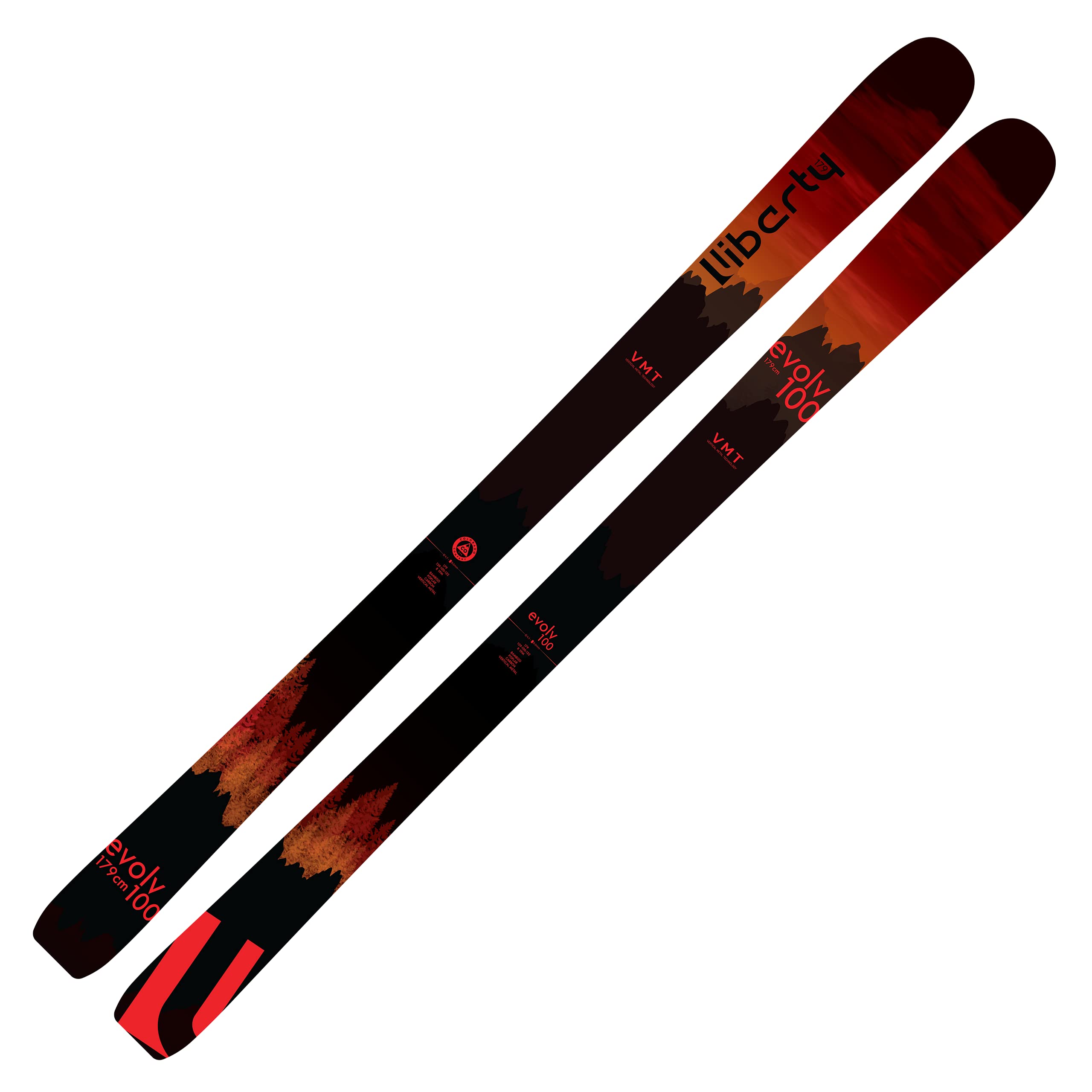Liberty 2021 Evolv 100 Skis (172)