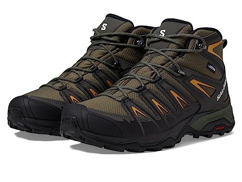 Salomon X Ultra Pioneer MID CLIMASALOMON Waterproof Hiking Boots for Men Trail Running Shoe, Olive Night, 14