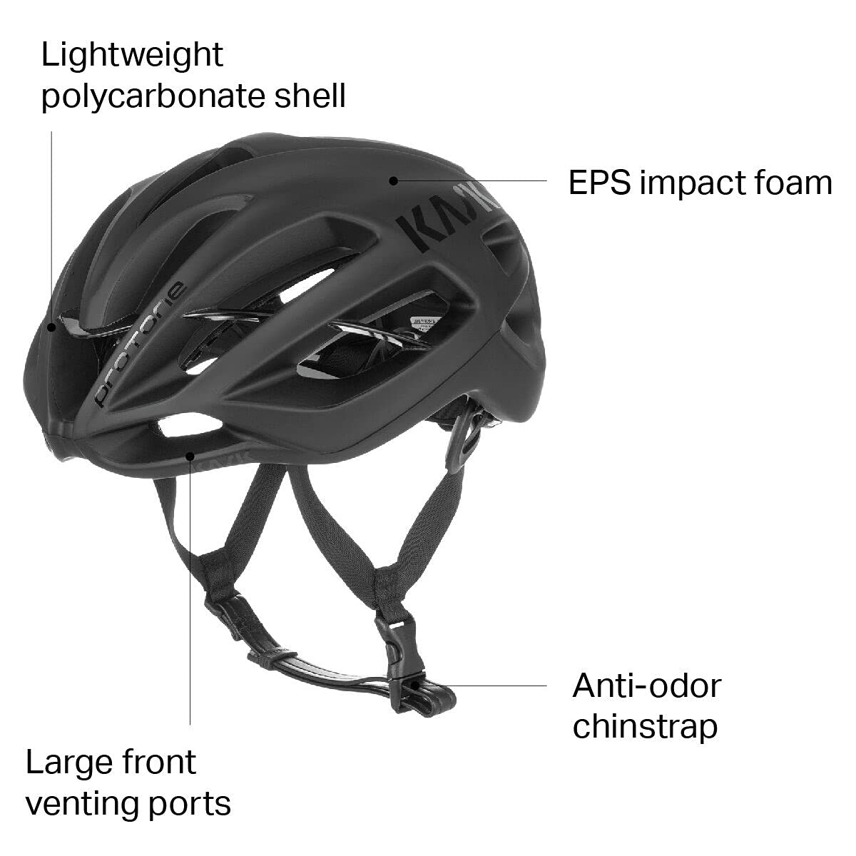 Kask Protone Helmet, black Matte, Large