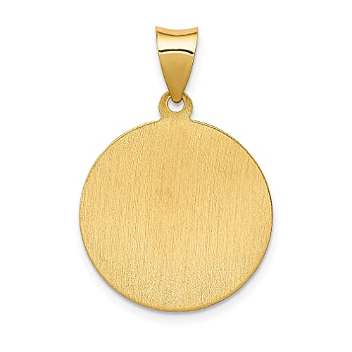 IceCarats 14K Yellow Gold Saint Anthony Medal Necklace Charm Pendant Only
